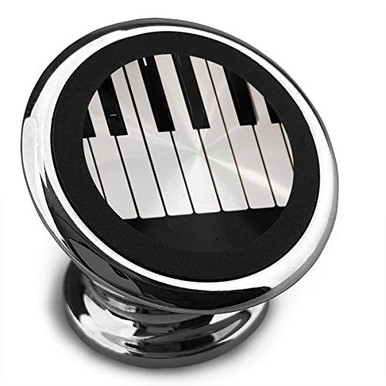 Magnetic Car Mount 3D Piano Keyboard 360 Rotation Car Phone Holder for ...