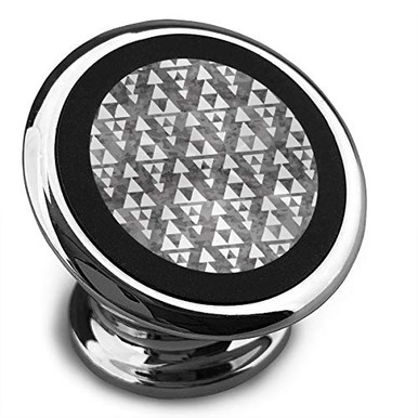 Magnetic Car Mount Stacked Triangle Grey Vintage 360 Rotation Car Phone ...