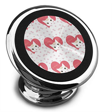 Magnetic Car Mount Kawaii Cats Paw Cute Kitty Pink 360 Rotation Car ...