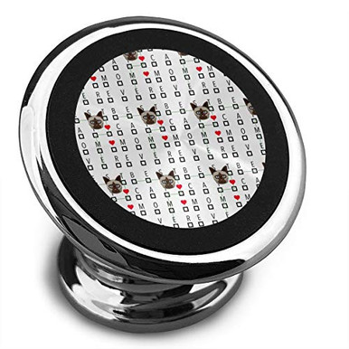 Magnetic Car Mount Funny Best Cat Mom Ever Kitty 360 Rotation Car Phone ...