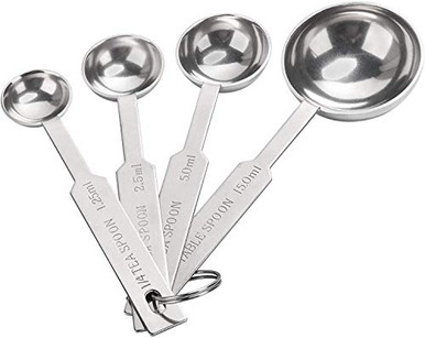 Stainless Steel Cooking Baking Kitchenware Measuring Spoons Coffee ...