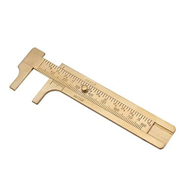 Vernier Caliper 1pc Mini Retro Brass Sliding Gauge Vernier Caliper ...
