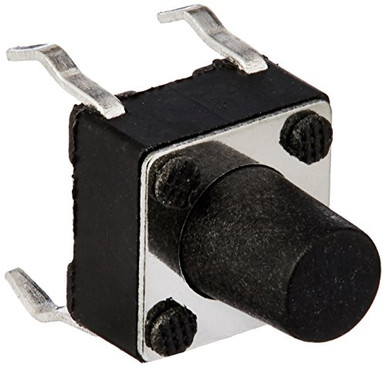 55Pcs Momentary Tact Tactile Push Button Switch 6x6x7.5mm 4-pin DIP ...