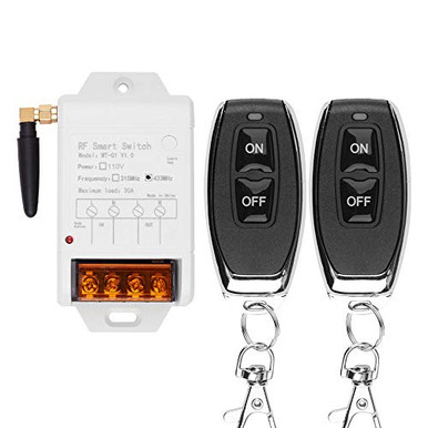 110V 30A Remote Control Relay Switch Smart High-Power Motor Wireless ...