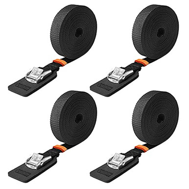 Boncas Sturdy 12-foot-by-1-inch Tie Down Strap Lashing Strap Cargo Tie ...