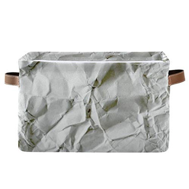 DAOXIANG Crumpled Paper Storage Cube Boxes for Nursery Toys, Fabric ...