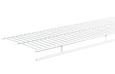 ClosetMaid 1361 Shelf and Rod Wire Shelf, 6-Feet X 12-Inch, White ...