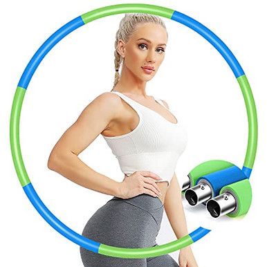 IENIN Weighted Exercise Hoop Professional Fitness Exercise Hoop Fitness ...
