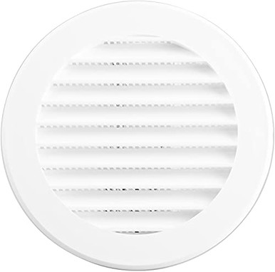INTERNAL VENTS Vent Cover Round 4" in ? White | Built-in Pest Guard ...