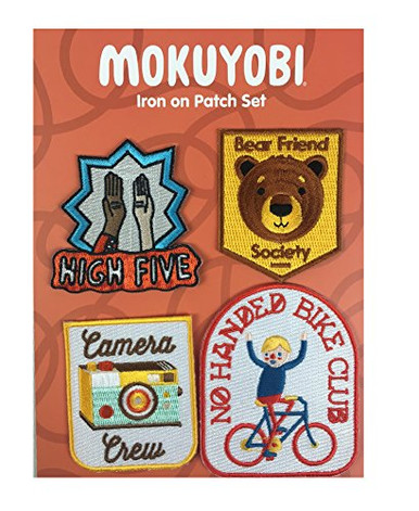 Mokuyobi Iron On 4 Patch Set - Crew Pack (Crew Pack) - Warehousesoverstock