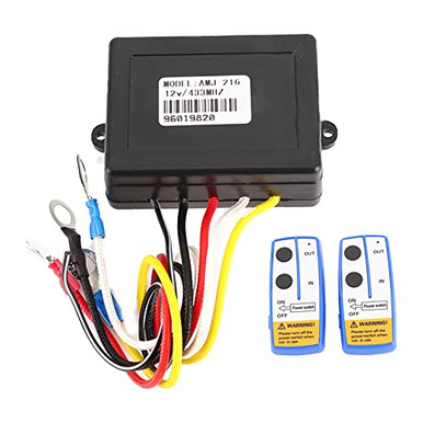Electric Winch Wireless Remote Control, 150ft 12V Winch Control Switch ...