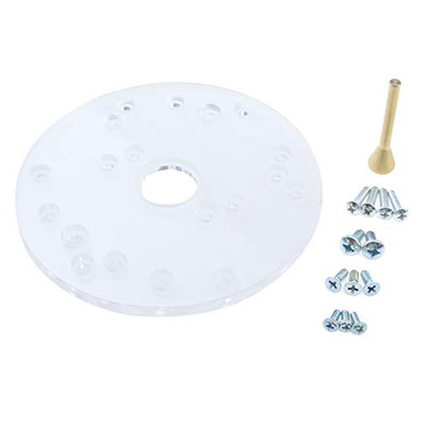 Semetall Universal Woodworking Router Base Plate with Centering Pin ...