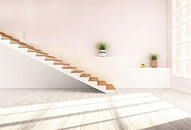 Baocicco 7x5ft Staircase Backdrop Chic Modern House Decorations Wooden ...