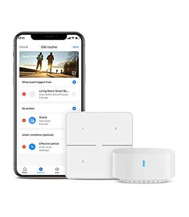 BroadLink Smart Button, 3 Way Dimmer Switch Control with IFTTT and Alexa Routines for Home ...