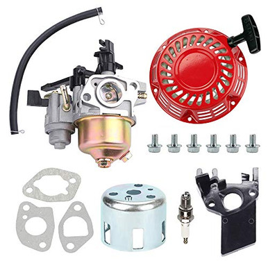Panari 212CC Carburetor plus Recoil Pull Starter for Harbor Freight ...
