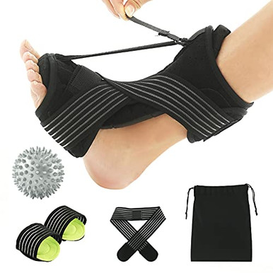 Plantar Fasciitis Night Splint , Upgraded Multi Adjustable Ankle Brace ...