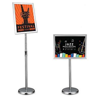 Adjustable Heavy Duty Sign Stand Floor Sign Stand 8.5x11 Inch, Floor ...