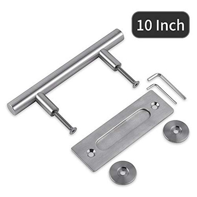 10 Stainless Barn Door Pull Handle | Stainless 10 inch Round Heavy Duty ...