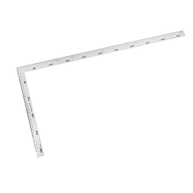 uxcell L Square 250x500mm Steel Framing Square 90 Degree Scale Ruler ...