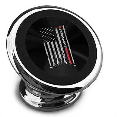 Ironworker American Flag Universal 360 Rotation Cell Phone Car Kits All ...