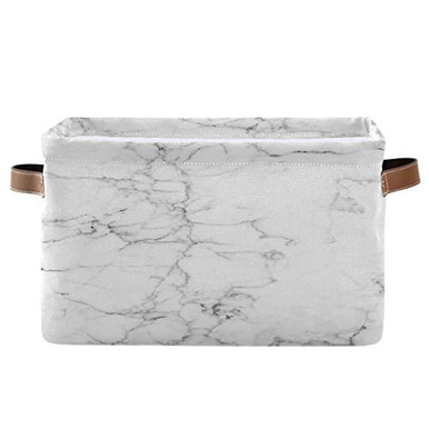 AUUXVA Yulife Gold Line Marble Storage Cube Basket Large Toys Storage ...