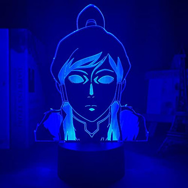 Anime 3D Nightlight The Last Airbender Korra Figure Light for Kid Child ...
