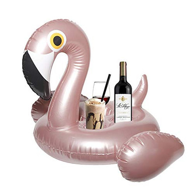 2021 Inflatable Floating Drink Holder with 4 Holes Premium Floating Cup ...