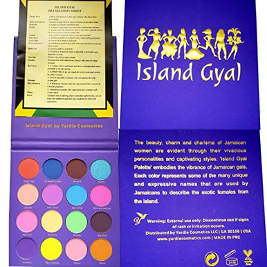 ISLAND GYAL PALETTE - Eyeshadow Palette Makeup - 16 Bright Colors ...
