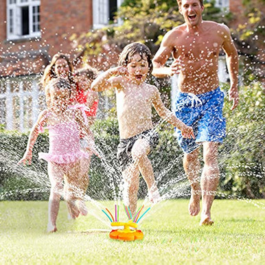 LUPPLE Kids Sprinkler for Yard, Summer Toddler Water Sprinkler Outside ...