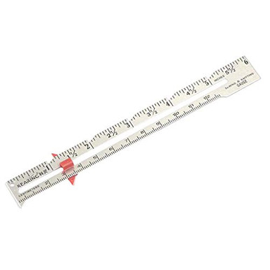 oshhni Pro Sewing Gauge Slider DIY Quilting Measuring Ruler Button ...