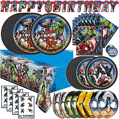Unique Marvel Avengers Party Supplies and Decorations, Avengers ...
