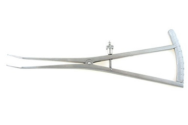 Measuring and Marking Caliper 3.25" Graduated 0-40mm Angled Points ...