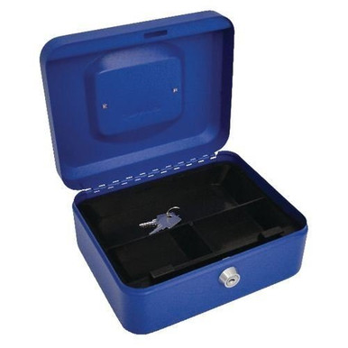 Shine Cash Deposit Box Metal Security Money Bank Coin Tray holder ...