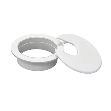 JANEMO Desk Wire Hole Insert,1-3/8 Inch Mounting Desk Hole Gromment,Use ...