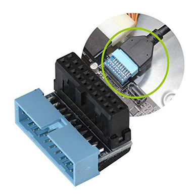 Vipxyc Motherboard Header, 90 Degree Angled Motherboard Internal Header ...