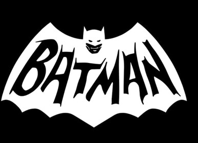 VDC | -White- Retro Classic Batman Logo Vinyl Car/Laptop/Window/Wall ...
