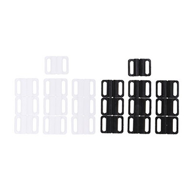 dailymall 20 Pair Plastic Lingerie Bra Strap Clasps Plastic Clip Hook ...