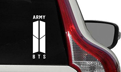 BTS New Logo Shield with Text Car Die Cut Vinyl Decal Bumper Sticker ...