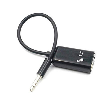 Phoneix 3.5mm Audio Adapter Male to 2 Female Jack Connector Splitter ...