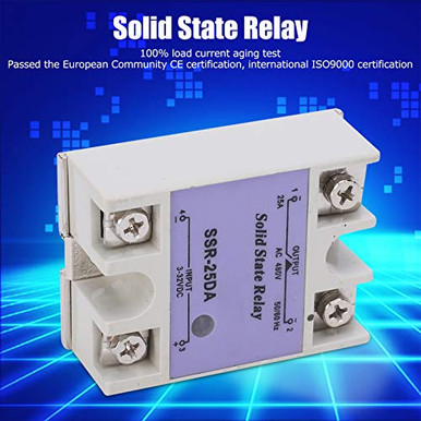 DC Control AC Relay, Safe Stable Solid State Module, ABS, Copper SSR ...