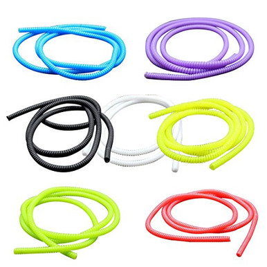 VizGiz 7 Pack Spiral Cable Protector Sleeve Saver Universal USB ...