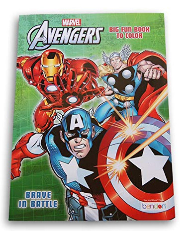 The Avengers- Captain America, Ironman, Thor Jumbo Coloring and ...