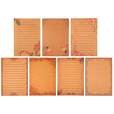 56 Sheets Vintage Stationery Set Stationery Paper Parchment Antique ...
