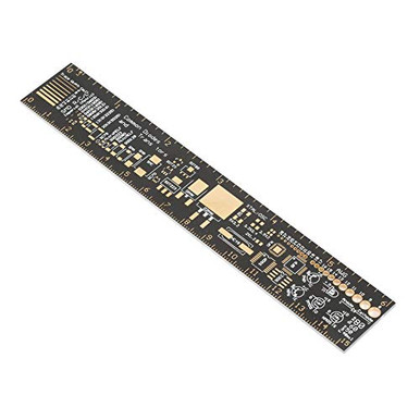 15CM Printed Circuit Board Ruler Tool Resistor Capacitor Chip IC DIY ...