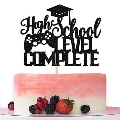 High School Level Complete Cake Topper, Congrats High School Cake Decor ...