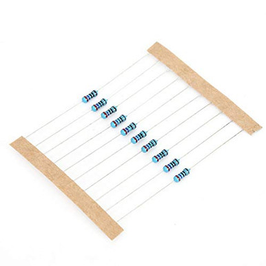 Clear Colored Bands Resistor 10-1M Ohm Resistor Assortment Kit ...
