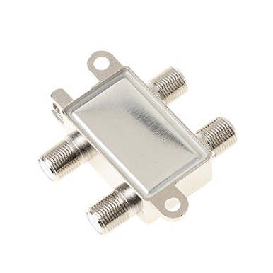 3 Way Coax Cable Splitter Coaxial Cable TV Antenna Satellite Signal ...