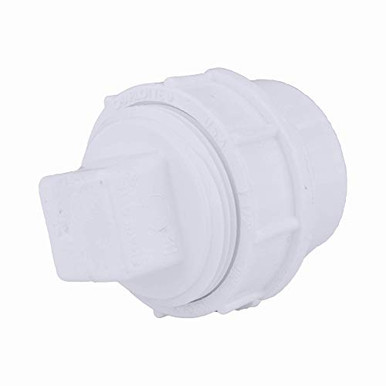 Charlotte Pipe 1-1/2" Cleanout Plug Adapter Pipe Fitting - Schedule 40 ...