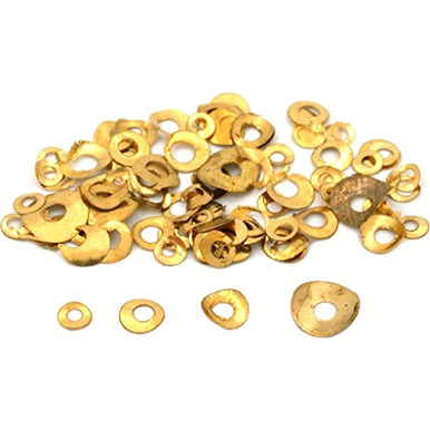 100 Brass Hour Wheel Washers Clockmaker Repair Parts - Warehousesoverstock