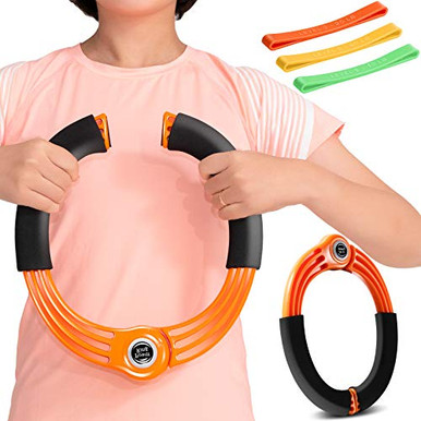 Leadhom Fitness Arm Strength Ring,Arm Power Ring with 3 Resistance ...